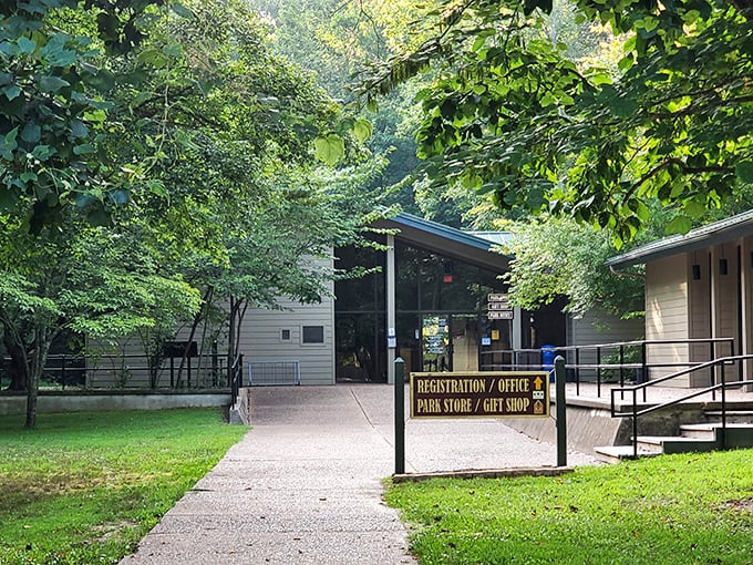 The visitor center &ndash; where adventures begin, maps unfold, and rangers patiently answer "Are there bears here?" for the thousandth time.