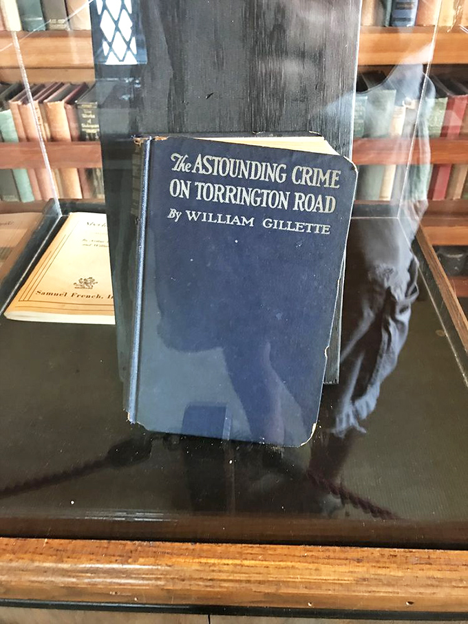 Before Netflix, there were books &ndash; like this one penned by William Gillette himself, whose creative mind conjured both mysteries and magnificent castles.