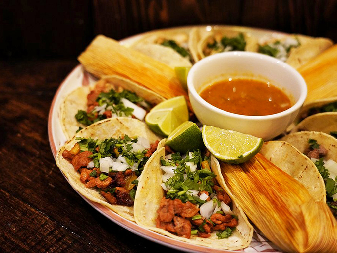 Street tacos that need nothing more than a squeeze of lime and perhaps a silent prayer of thanks. Sometimes simplicity isn't just beautiful&mdash;it's delicious.