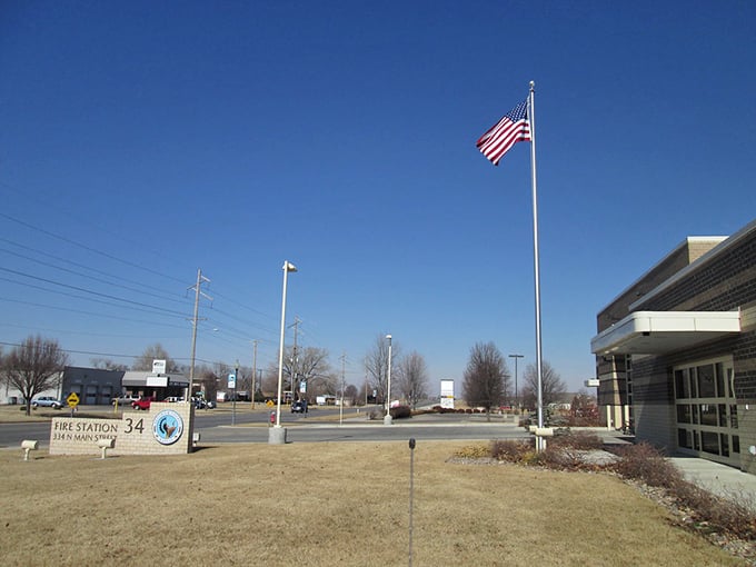 Haysville's iconic water tower stands as a beacon to those seeking small-town charm with big-city conveniences nearby.