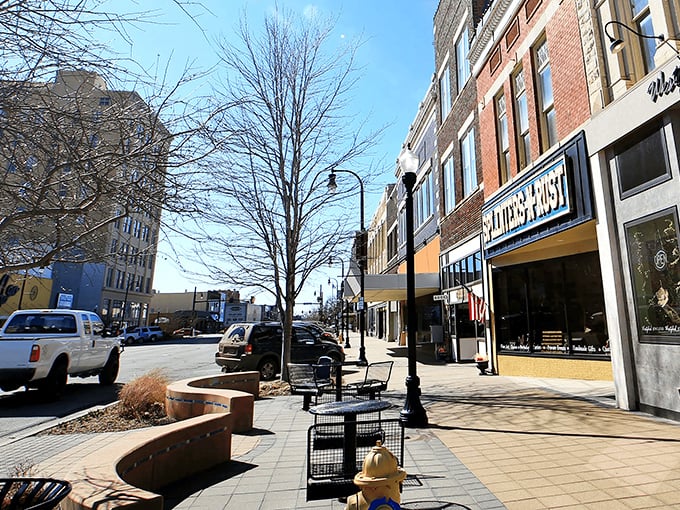 Hutchinson's downtown sidewalks invite leisurely strolls that won't wear out your wallet as quickly as they might in pricier locales.