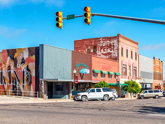Colorful murals and vintage Pepsi signs greet you as you wander through the sunny, historic downtown streets of friendly La Junta.