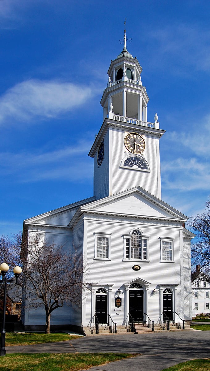 Manchester-by-the-Sea's stunning church architecture creates a backdrop for surprisingly affordable retirement living options.