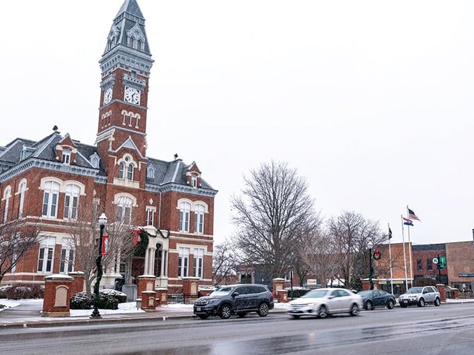 Maryville's stately courthouse stands as a testament to small-town pride, where living costs remain as grounded as the locals.