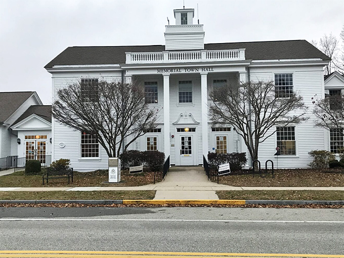 Old Lyme's shopping center might not look fancy, but it's where locals exchange news, recipes, and friendly smiles while running errands.