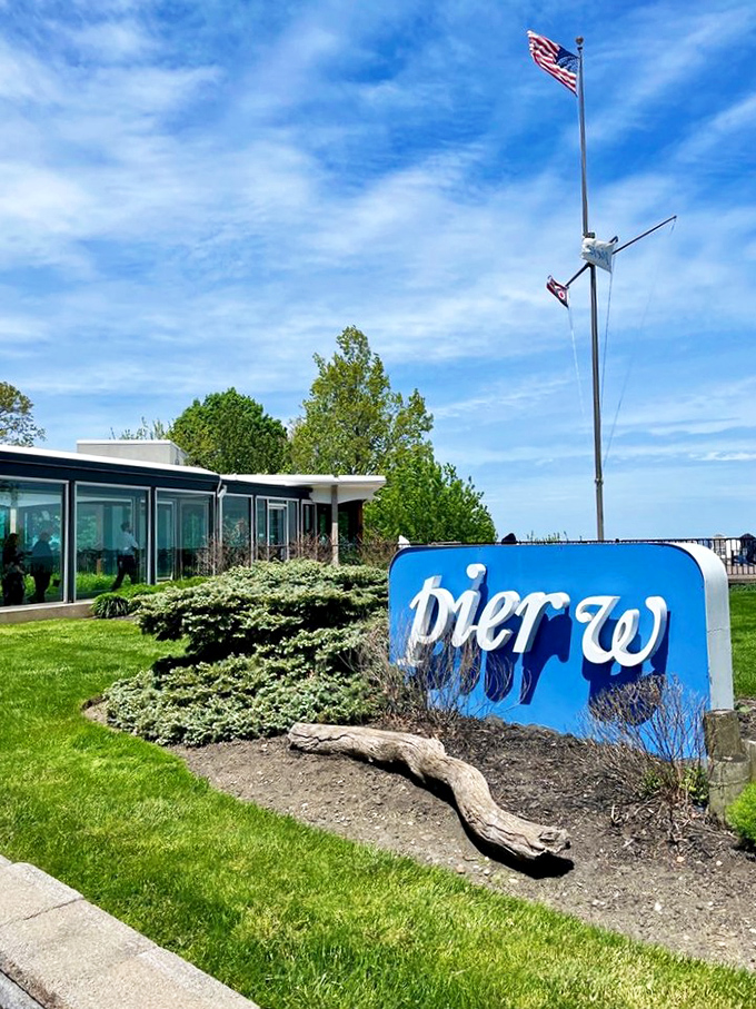 Pier W: Modernist marvel perched above Lake Erie. This architectural gem offers views almost as spectacular as their award-winning seafood.