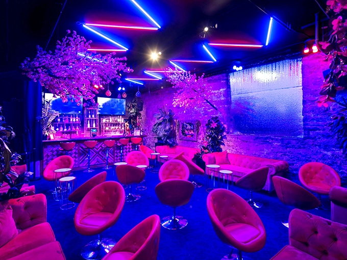 Step into a neon dreamscape where cherry blossoms bloom year-round and every seat feels VIP.