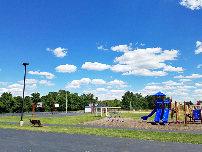 Sellersburg's historic downtown buildings have witnessed generations of neighbors catching up on the latest town news.