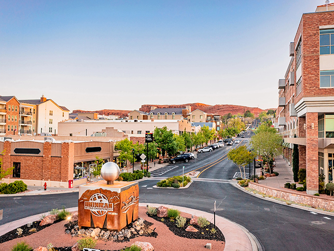 St. George's downtown boasts that perfect mix of historic charm and modern convenience, all under that impossibly blue Utah sky.