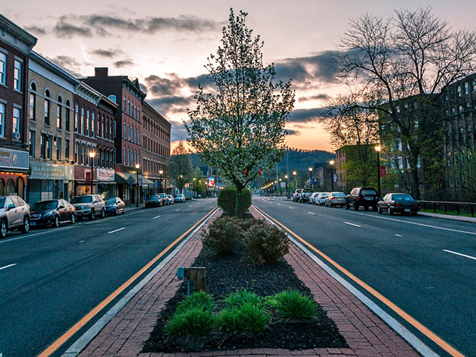 Winsted's classic main street buildings house local businesses where prices won't make retirees wince. 