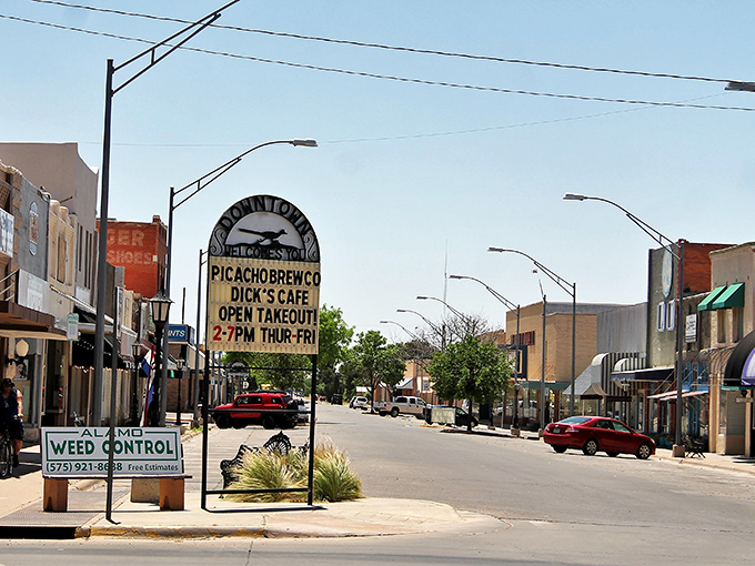 The desert sun warms Alamogordo's streets, where retirees find their fixed incomes stretch further than they expected.