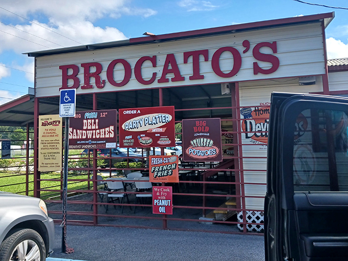 Those outdoor benches aren't just seating&mdash;they're front-row tickets to Tampa's sandwich hall of fame.