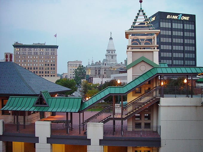 These Lafayette streets hum with Boilermaker pride and pension-friendly prices, a combination that actually works.