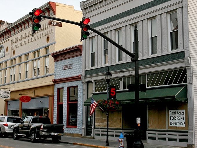 This aerial view of Lewisburg shows a town nestled in nature, where your retirement nest egg goes further than you'd think.