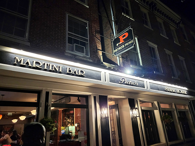 As night falls, Pietro's transforms into the kind of place where memorable meals and even more memorable conversations happen.