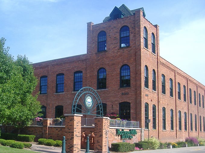 The brick facades of Rochester's downtown buildings have witnessed decades of community life, from Model Ts to Teslas.