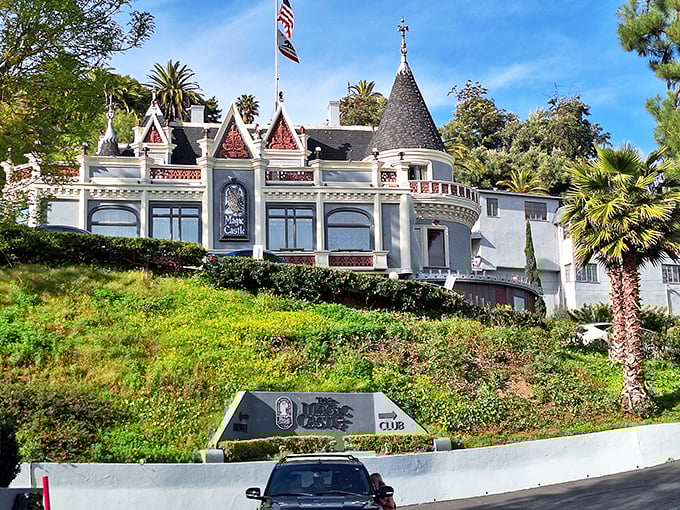 Perched on a hillside like something from a storybook, the Magic Castle keeps its secrets well-hidden behind that fairytale facade.