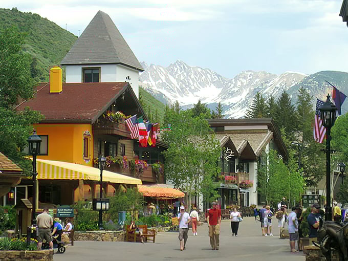 Modest homes with immodest views define Vail's neighborhoods, where retirement on Social Security becomes surprisingly comfortable.