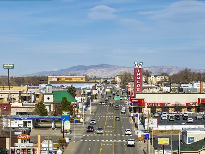 The Winner Casino sign stands tall in Winnemucca &ndash; where luck and landscape create the perfect Nevada blend.