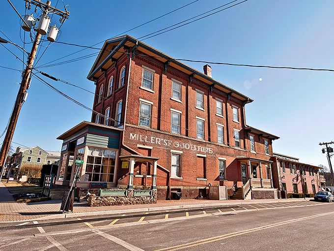 Frenchtown's aerial view reveals what real estate agents call "location, location, location" &ndash; a picturesque riverside town where the Delaware River curves like nature's own welcome sign.