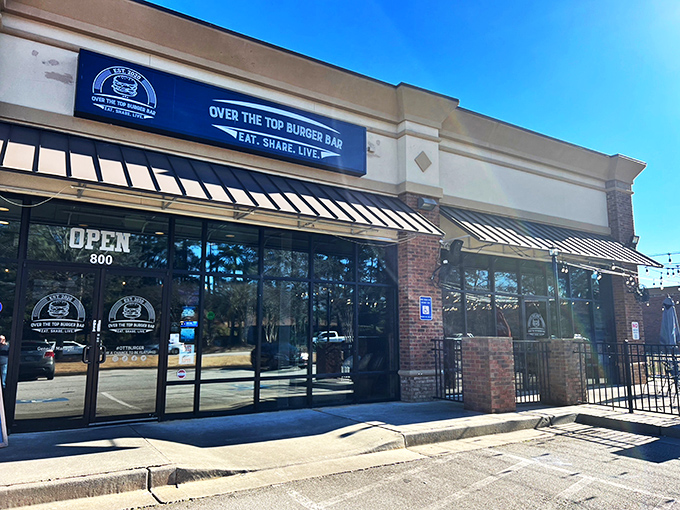 Blue skies and burger dreams await at this unassuming Buford strip mall location. Sometimes the most extraordinary flavors hide behind the most ordinary facades.