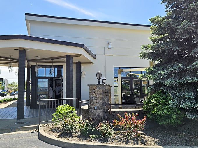 The unassuming white exterior of Darlene's is like a breakfast speakeasy &ndash; you'd never guess the flavor paradise waiting inside.