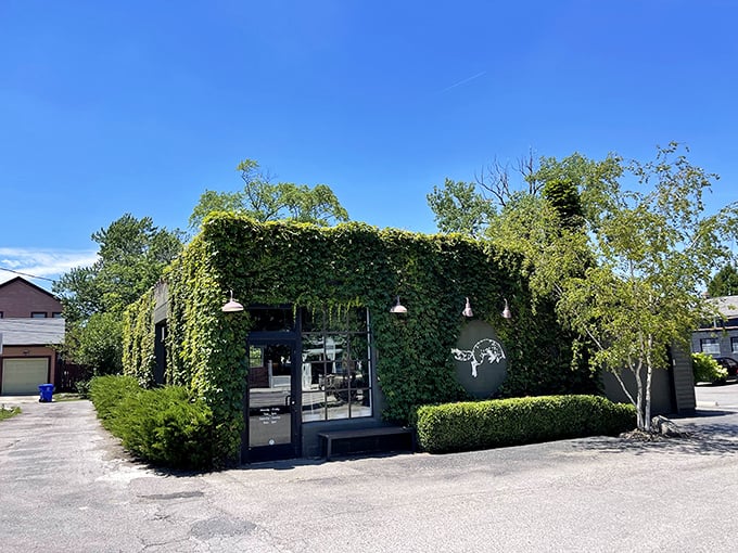 The ivy-covered exterior of Fox in the Snow feels like discovering a secret garden caf&eacute; where pastries, not flowers, are the main attraction.