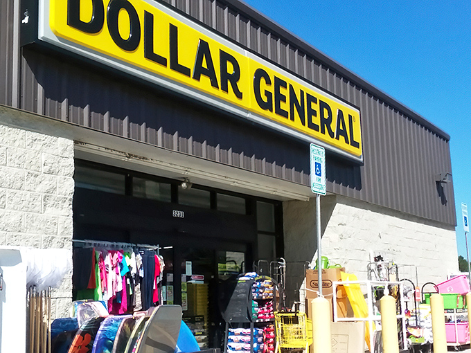 That iconic yellow sign against the Alabama sky isn't just a logo&mdash;it's a beacon of budget-friendly possibility in Coden's retail landscape.