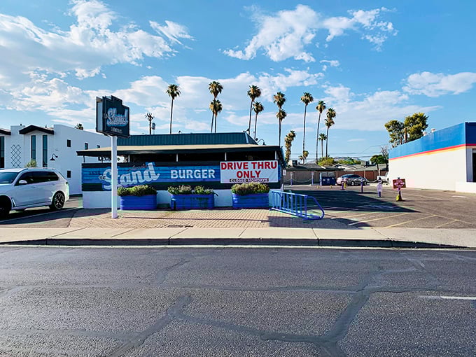 The unassuming exterior of The Stand might make you drive right past, but locals know this modest building houses burger greatness worth slamming on the brakes for.