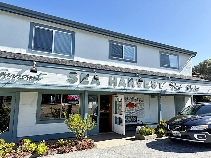 The unassuming exterior of Sea Harvest belies the seafood treasures within&mdash;proof that in Monterey, the best spots often skip the fancy facades.