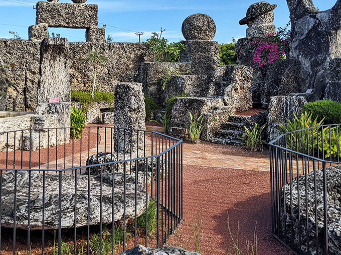 Stone furniture that makes IKEA assembly look easy. These massive coral tables and benches were carved by one man with nothing but determination and mysterious methods.