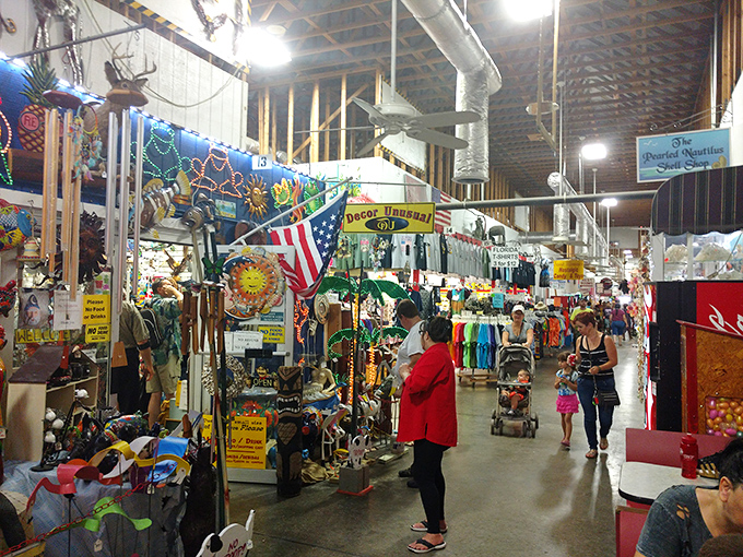 A treasure hunter's paradise where whirligigs spin, flags wave, and every aisle promises another delightful discovery.