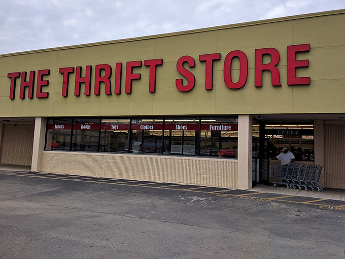 The red letters practically shout "treasure awaits inside" &ndash; and trust me, they're not lying about what's coming.