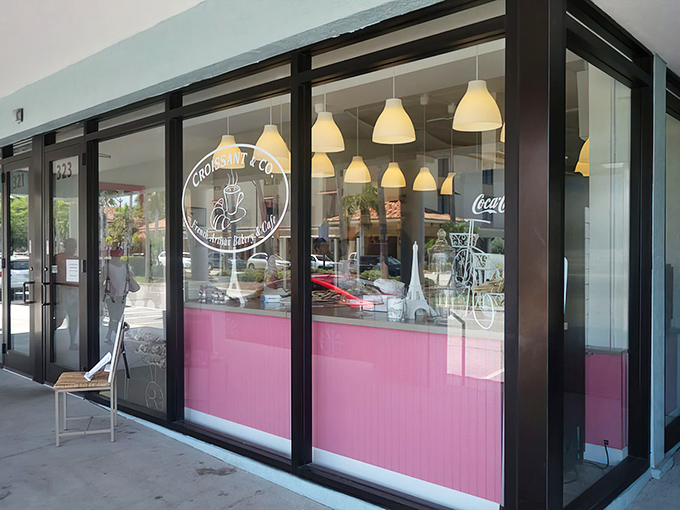 The charming storefront of Croissant & Co belies the buttery treasures waiting inside this Venice, Florida gem.