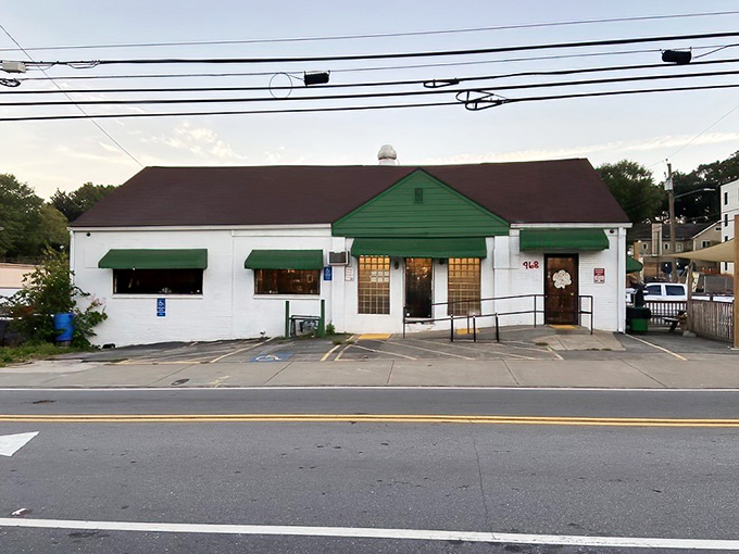 The humble green and white exterior of Home grown GA Restaurant might not scream "culinary destination," but locals know this unassuming spot houses breakfast magic worth the trip.