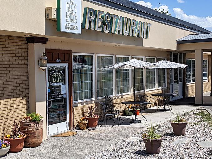 The unassuming exterior of Bee's Knees belies the culinary treasures within. Like finding a secret clubhouse for grown-ups with exceptional taste.