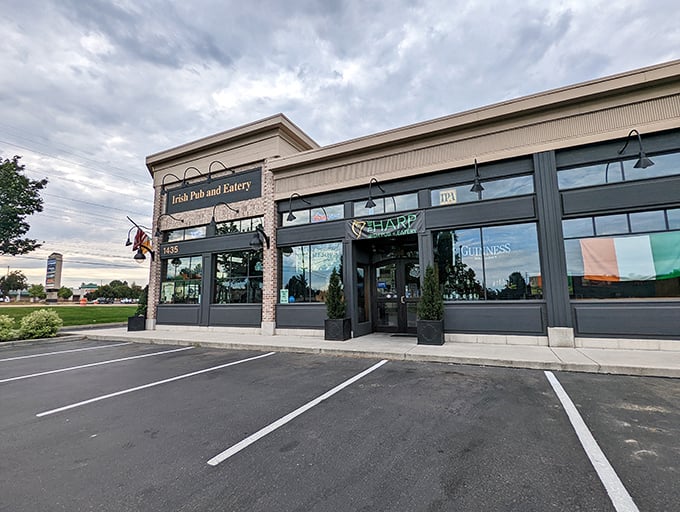 Welcome to The Harp, where Irish charm meets Idaho hospitality. This unassuming exterior hides a treasure trove of culinary delights waiting to be discovered.