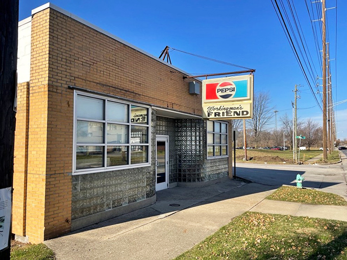 The unassuming exterior hides culinary greatness like a superhero's secret identity. This Indianapolis landmark doesn't need fancy signage to announce its burger supremacy.