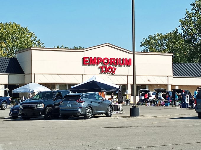 The unassuming exterior of Emporium 1101 hides a universe of treasures within, like a retail TARDIS waiting to transport you to shopping dimensions unknown.
