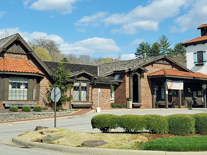The storybook German architecture of Schnitzelbank stands proudly in Jasper, like a Bavarian postcard that somehow landed in Indiana's heartland.