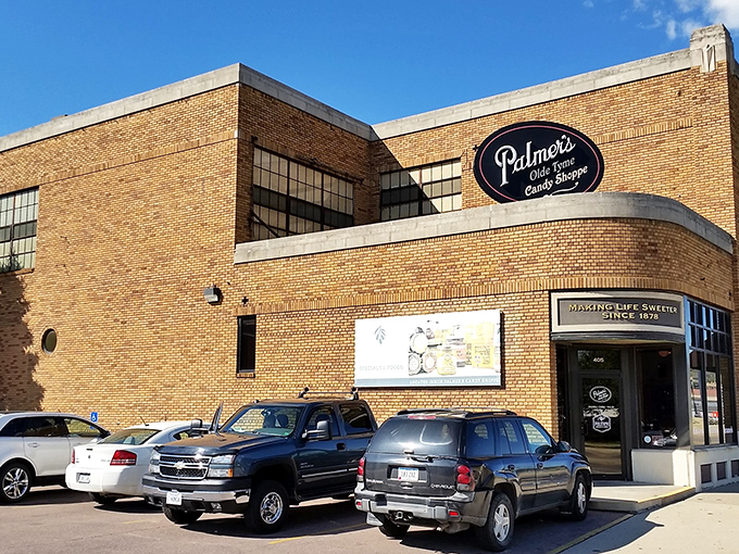 The brick fortress of sweetness stands proudly on Sioux City's historic 4th Street, a beacon to sugar-seekers everywhere.