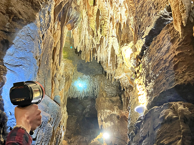 Nature's light show illuminates these ancient formations, creating a cathedral-like atmosphere that makes even non-believers whisper in reverence.