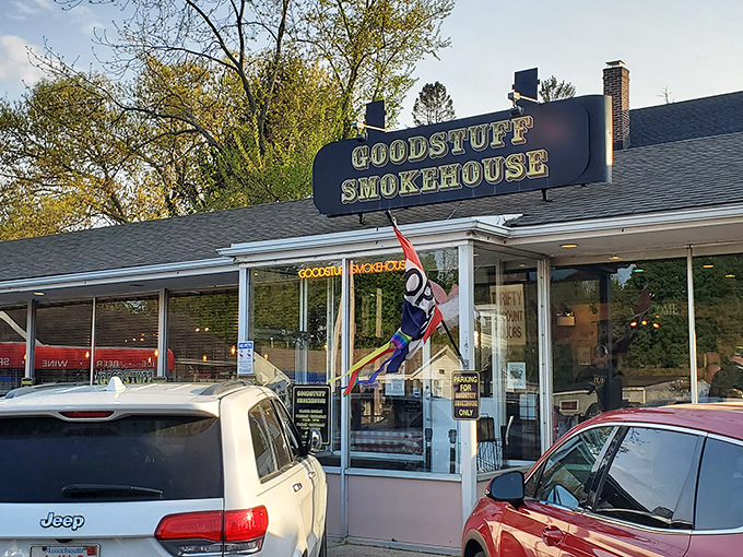 The unassuming storefront belies the smoky magic happening inside&mdash;Goodstuff Smokehouse's name is a promise they deliver on every day. 