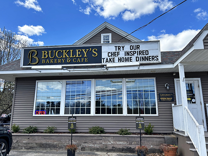 The unassuming exterior of Buckley's might not scream "culinary destination," but that's exactly how the best hidden gems operate. No flash, all substance.