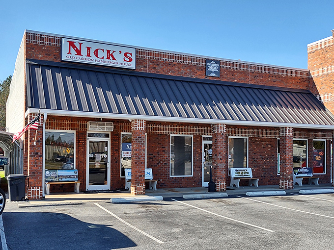The brick exterior of Nick's promises no gimmicks, just burger perfection. Like finding a vinyl record store in a digital world&mdash;refreshingly authentic. 