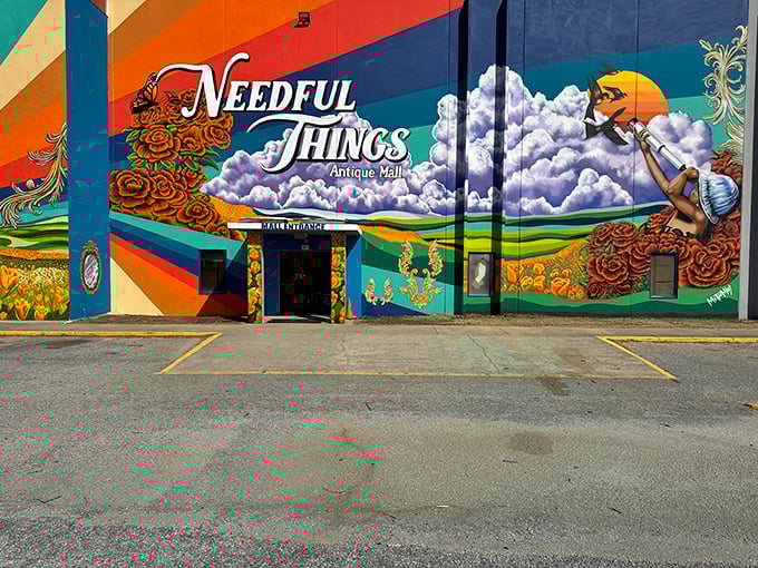 The unassuming exterior belies the treasure trove within. Like finding a portal to the past in a suburban strip mall setting.