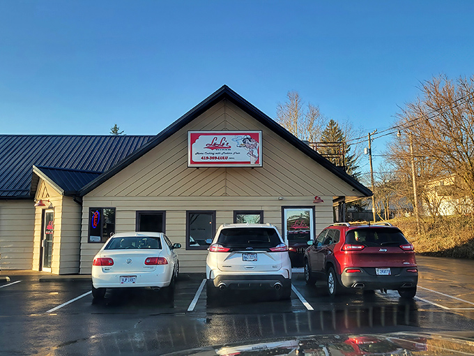 Unassuming on the outside, life-changing on the inside. Lulu's tan exterior and metal roof hide breakfast treasures worth crossing county lines for.