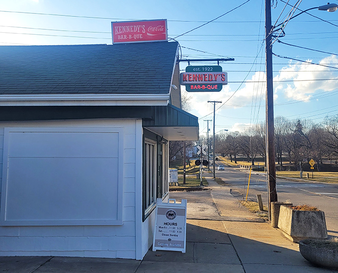 Kennedy's modest white exterior might not scream "barbecue destination," but like all great food stories, the unassuming ones pack the biggest flavor punch.