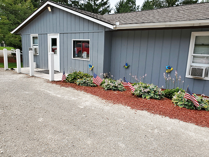 The unassuming blue exterior of Capricorn Inn might not stop traffic, but locals know this modest building houses burger greatness worth the journey.