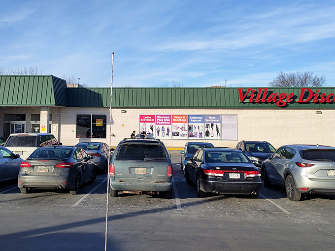 The unassuming exterior hides a treasure hunter's paradise. That green roof has become a beacon for bargain seekers throughout Northeast Ohio.